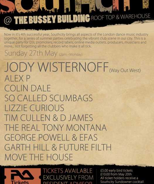 Southcity 2012 with Jody Wisternoff, Alex P, Colin Dale em CLF Art Cafe ...