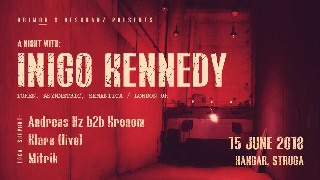 A Night with Inigo Kennedy en Hangar, Struga, Norte de Macedonia