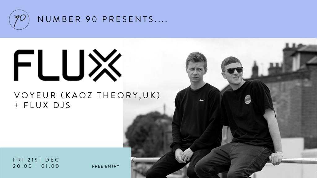 Number 90 presents Flux at Number 90 Bar, London