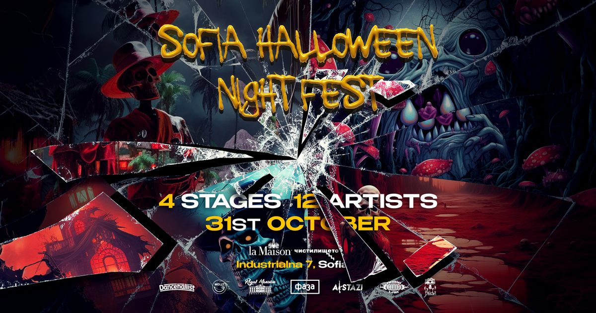 SOFIA HALLOWEEN NIGHT FEST by: ФАЗА, BLVKCAT, ROYAL MANSION and etc at The TBA - La Maison ...