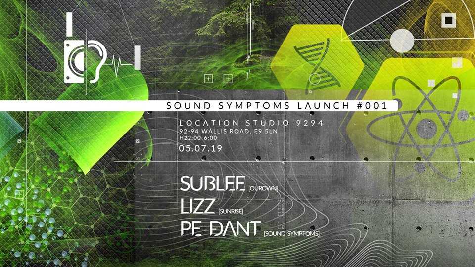 Sound Symptoms Launch 001 at Studio 9294, London
