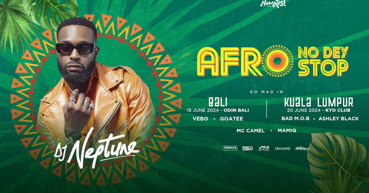 Afro No Dey Stop - DJ Neptune, Bali at TBA - Odin Bali, Bali