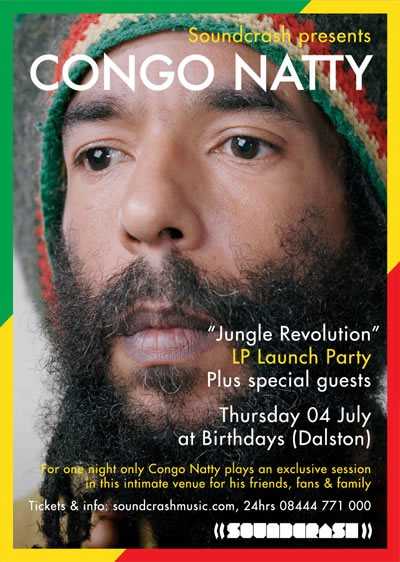 Congo Natty – 'Jungle Revolution' LP Launch Party at Birthdays, London