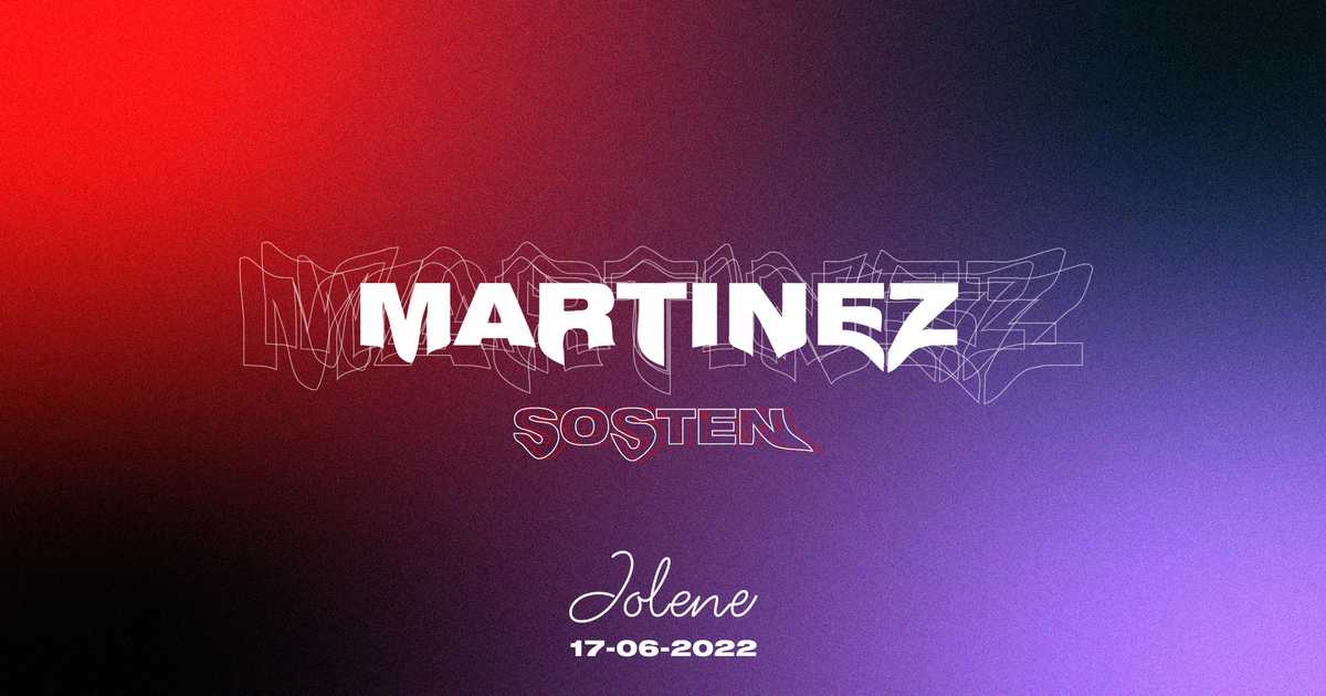 Jolene presents: Martinez & Sosten at Jolene, Copenhagen