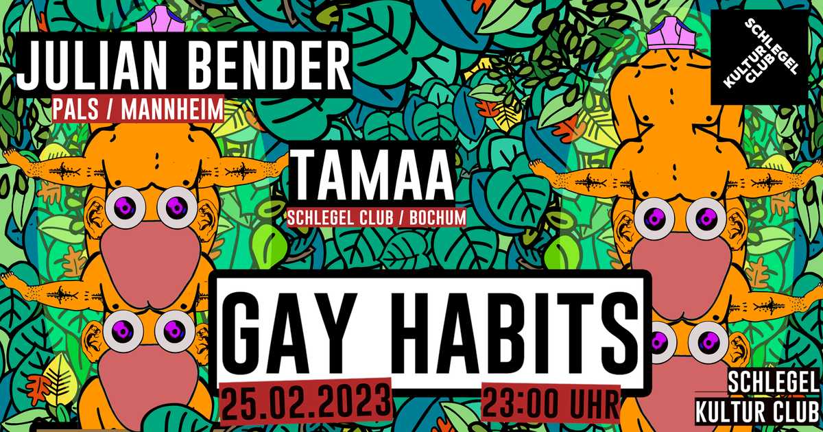 Gay Habits mit Julian Bender at Schlegel Kultur Club, Bochum