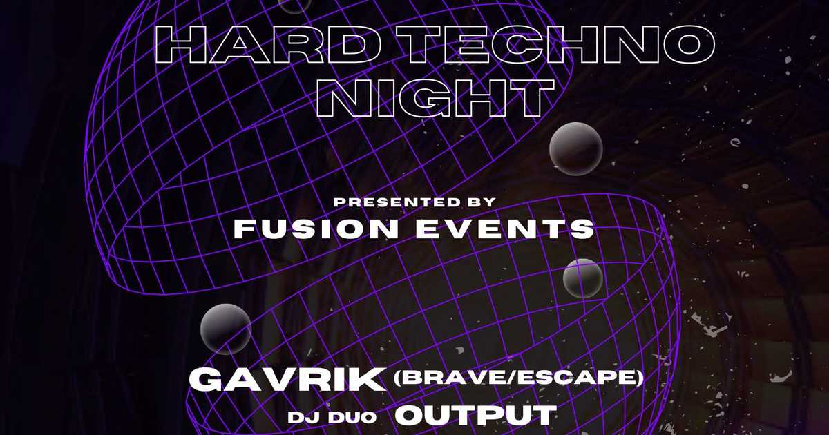 Hard Techno Night presented By Fusion Events bei Nachtleben, Frankfurt