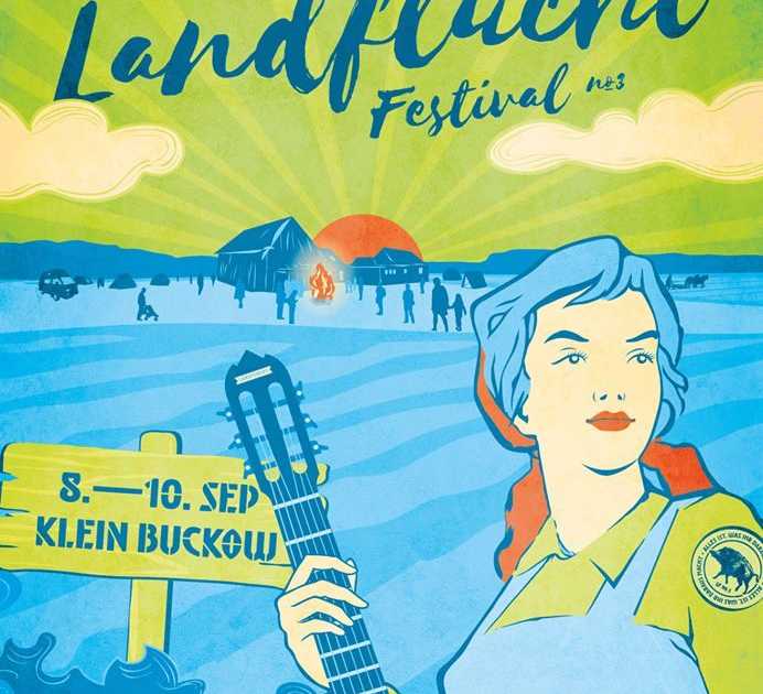 Landflucht Festival 2017 a Klein Buckow, Bradenburgo