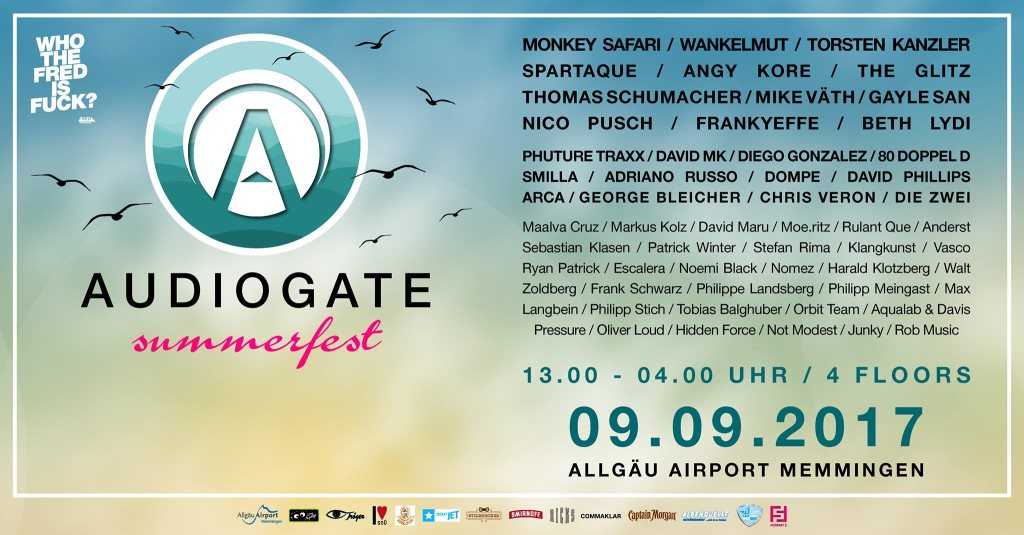 Audiogate Summer Fest Open Air & Indoor Festival en Allgäu Airport ...