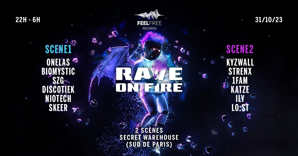 FFR • Rave on Fire at TBA - Secret Place Paris, Paris
