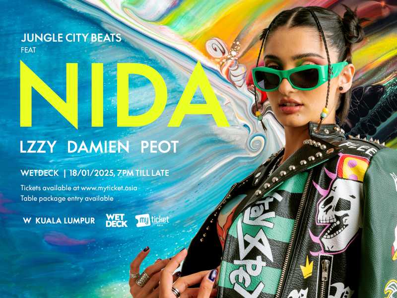 Jungle City Beats feat Nida at Wet Deck at W Hotel, Kuala Lumpur