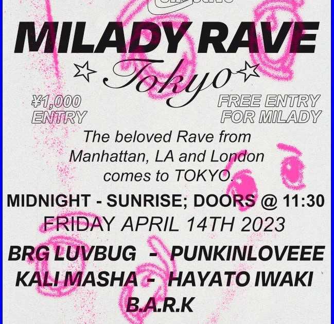 RemiliaCon: Milady Rave Tokyo bei Saloon, Tokio