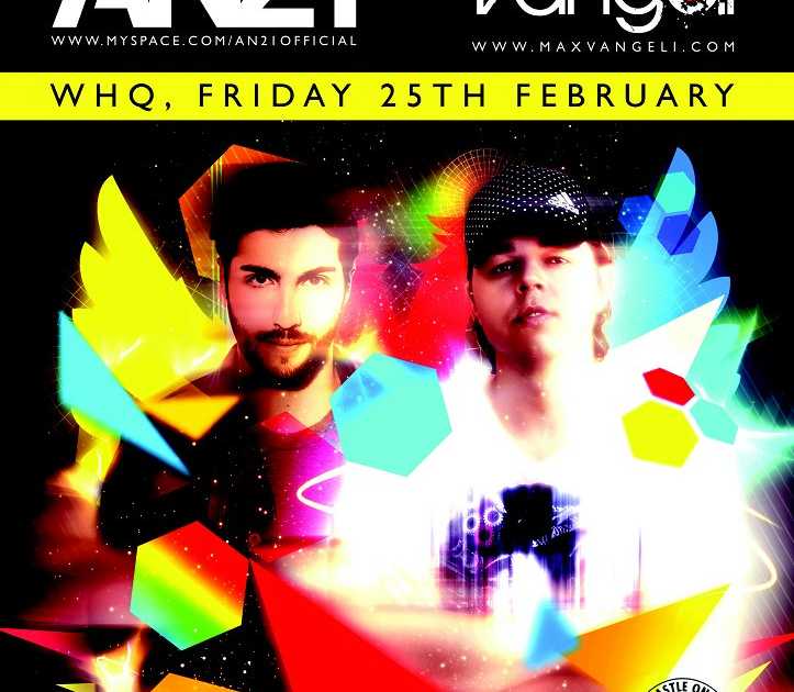 Parliament presents An21 & Max Vangeli en World Headquarters, Newcastle