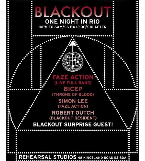 Caligula presents Blackout! One Night In Rio bei On The Rocks Rehearsal ...
