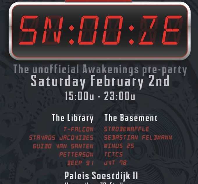 Snooze [Unofficial Awakenings Pre-Party] at Soestdijk 2, Eindhoven