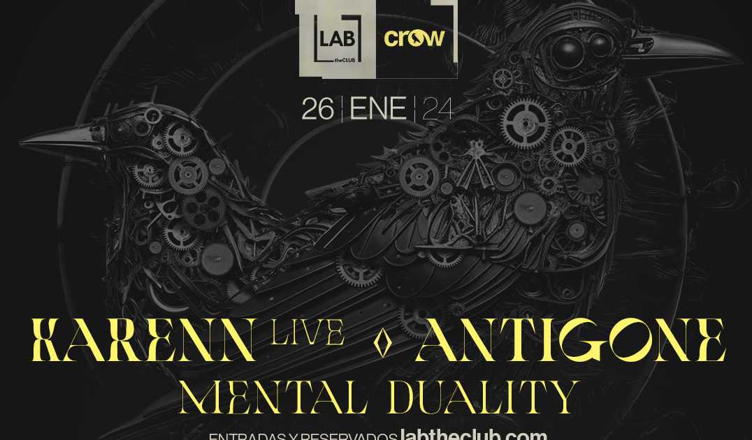 CROW Techno Club with Karenn live + Antigone en LAB theCLUB, Madrid