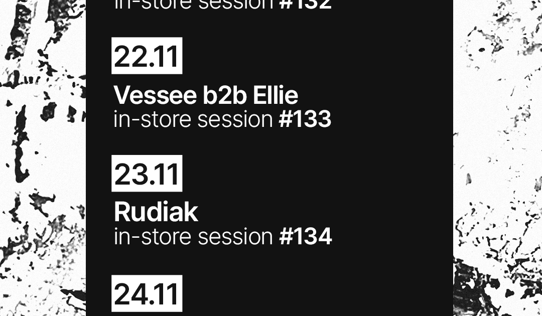 Vessee b2b Ellie - in-store session #133 at Taba Record Store, Sofia