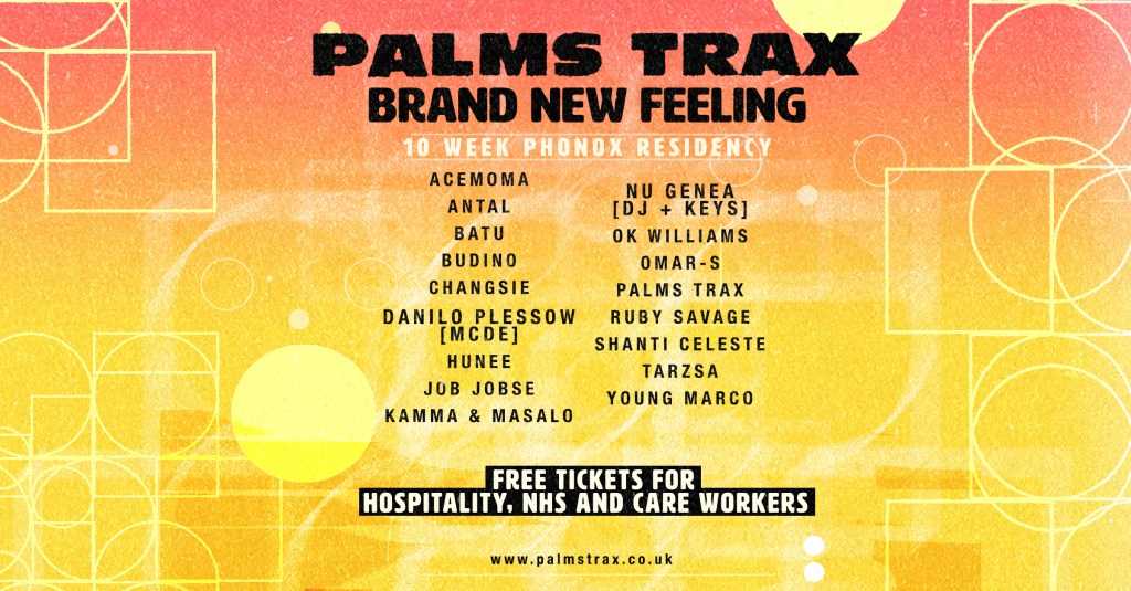 Palms Trax: Brand New Feeling at Phonox, London