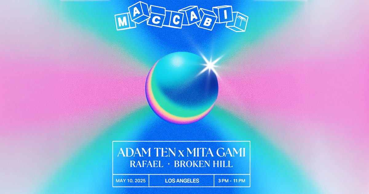Maccabi House LA feat. Adam Ten & Mita Gami at Grand Park, Los Angeles