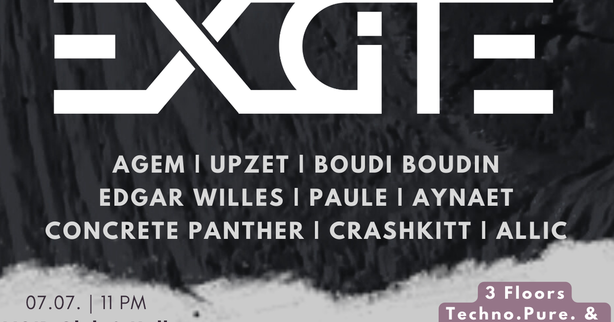 EXCiTE - Techno.Pure. & DnB - 3 Floors Void Club & Hall at Void Club ...
