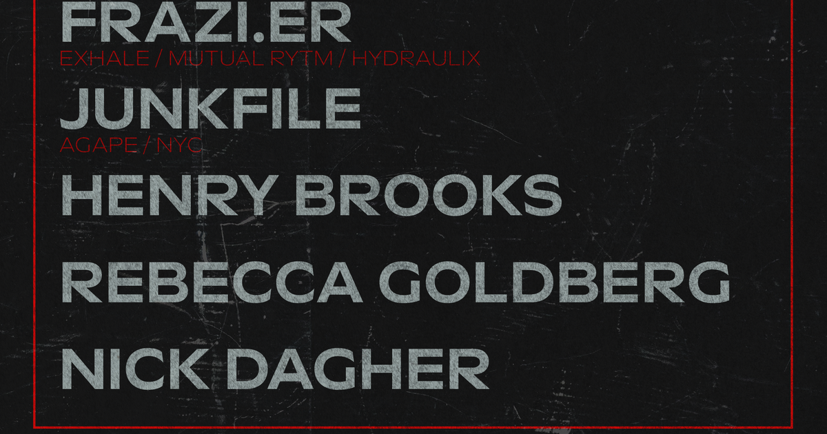 Anatomy presents: Frazi.er (EXHALE / Mutual Rytm / Hydraulix) [Detroit ...