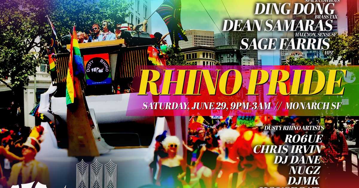 RHINO PRIDE 2024 at Monarch, San Francisco/Oakland