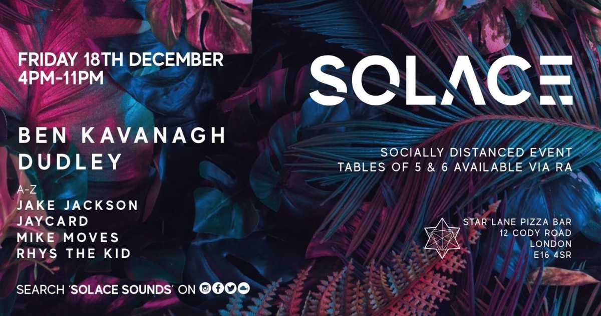 [CANCELLED] Solace Xmas (Socially Distanced Event) en Starlane Pizza ...