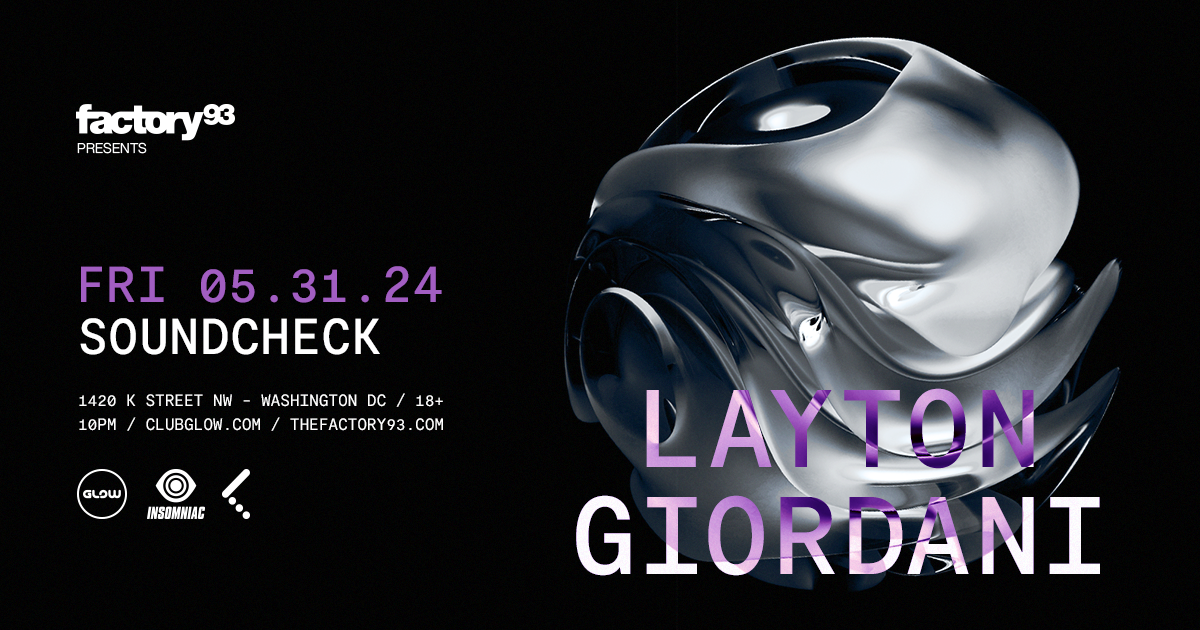 Factory 93: Layton Giordani at Soundcheck, Washington DC