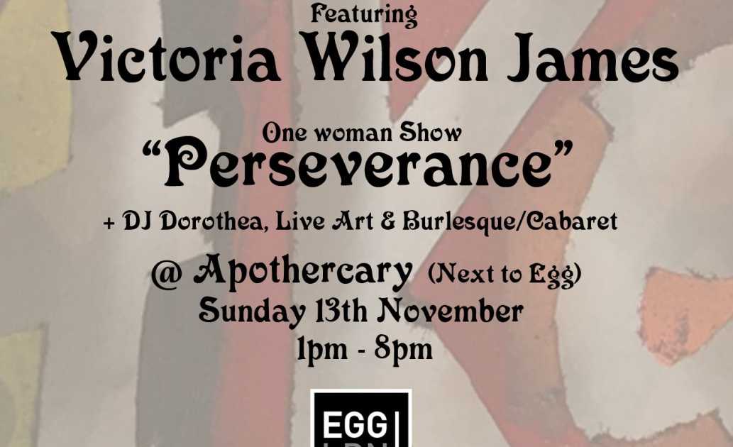 Abstrakt Sunday Brunch & Launch of Victoria Wilson James One Woman Show ...