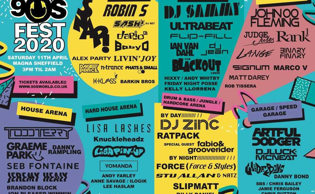 90s Fest 2020 at Magna Science Adventure Centre, Midlands