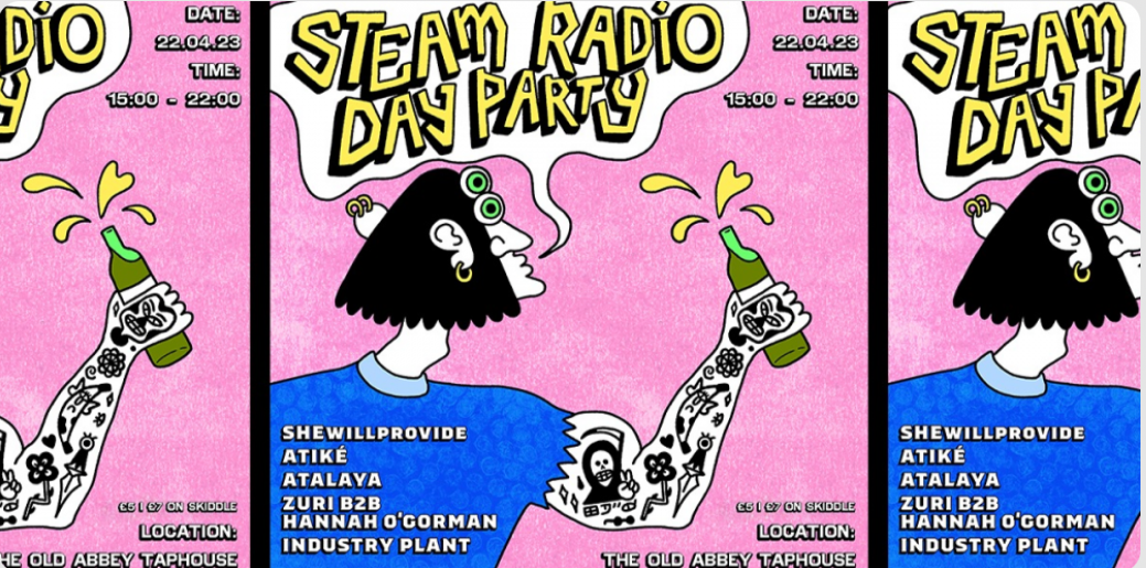 STEAM Radio Day Party em The Old Abbey Taphouse, Manchester