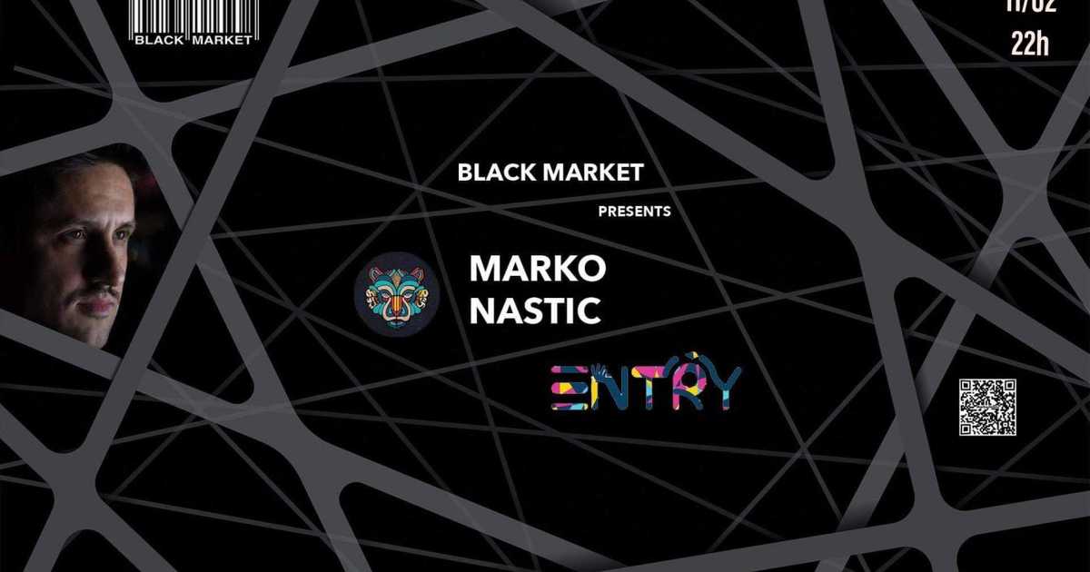Black Market presents: Marko Nastic /Easy Tiger/ Rakija em 3ntry, Shanghai
