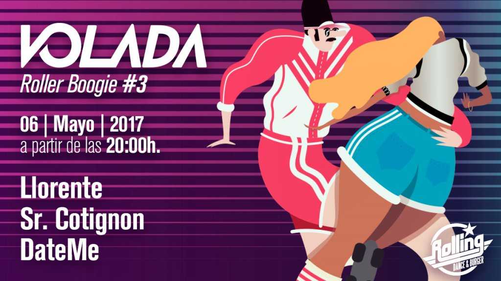 Volada Boogie: Roller Disco bei Rolling Dance & Burger, Madrid