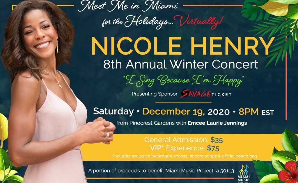 Nicole Henry Announces her Eighth Annual Winter Concert at Livestream ...