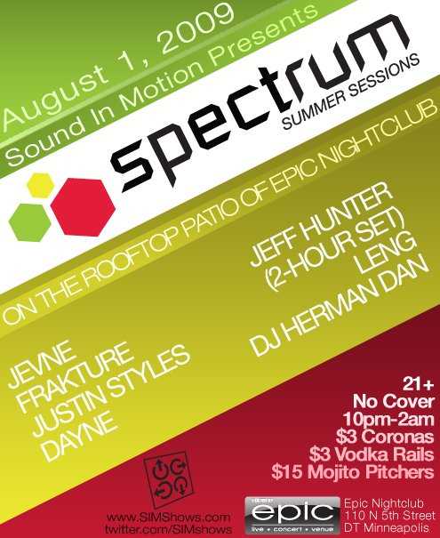Spectrum em Epic Nightclub, Minneapolis/St Paul