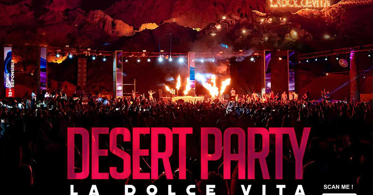 Desert Party en La Dolce Vita Sharm, Egipto