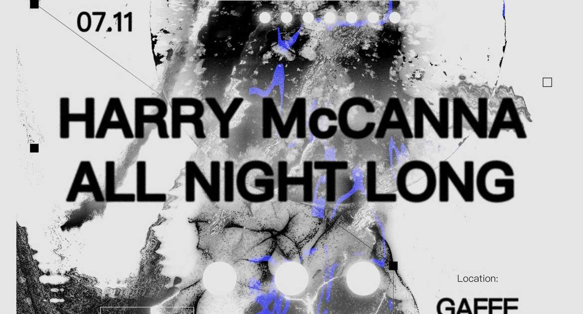 Kooky Ken: Harry McCanna (All Night Long) at Gaffe, London