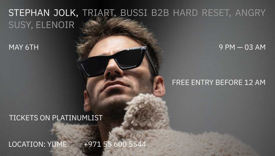 Stephan Jolk at PROJECT CIPHER at Cipher, Dubai