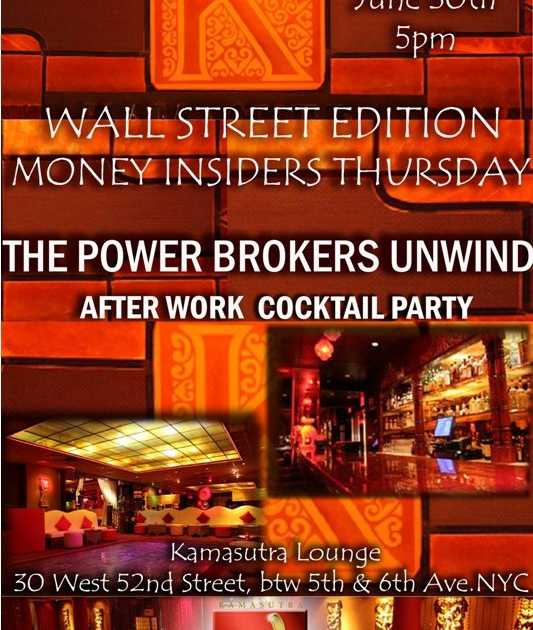 'the Power Brokers Unwind' After Work Cocktail Party at K Lounge, New York