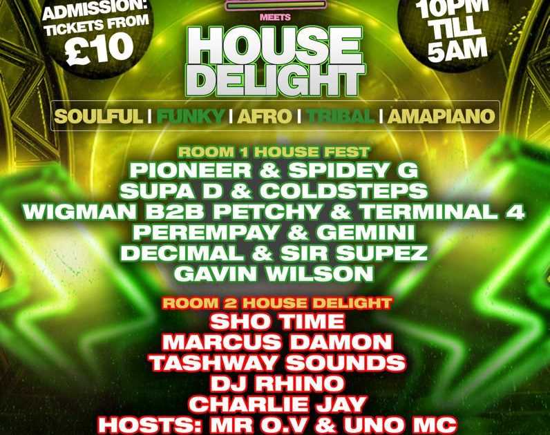 HouseFest Meets House Delight at Energy, London