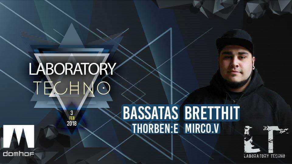 Laboratory Techno with Bretthit's Birthday Brett, Bassatas UVM en Domhof, Colonia