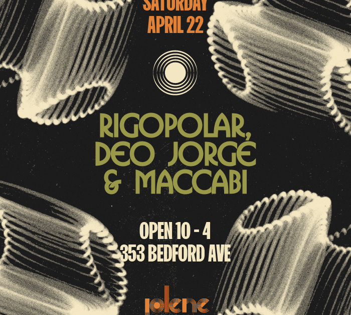 Rigopolar & Deo Jorge at Jolene Sound Room Brooklyn, New York City