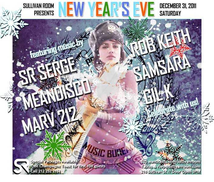 New Year's Eve! Propaganda Saturdays at Sullivan Room, New York