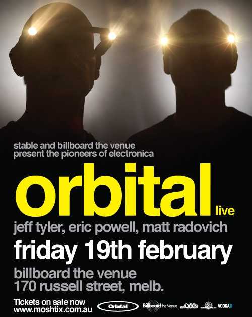 Orbital Live at Billboard The Venue, Melbourne