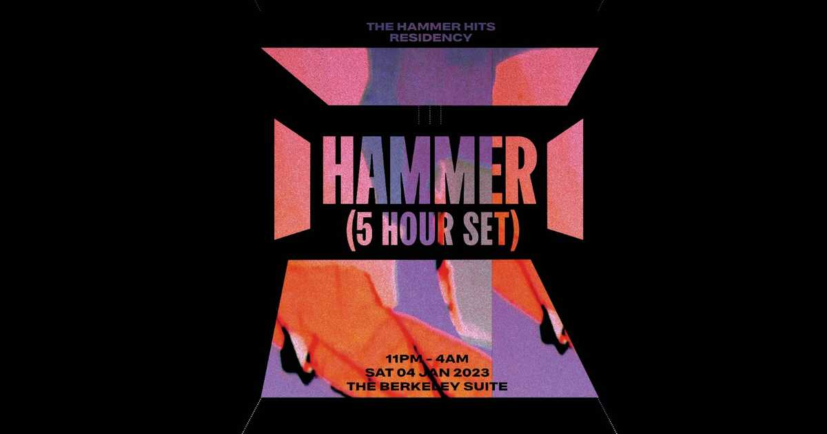 The Hammer Hits - Hammer (5 HOUR SET) at The Berkeley Suite, Glasgow
