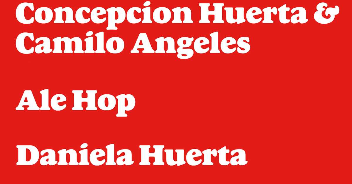 Concepcion Huerta & Camilo Angeles • Ale Hop • Daniela Huerta em Roter ...