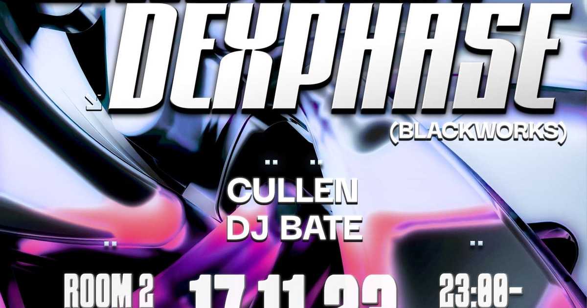 Control PRESENTS: WNDRLST - Dexphase at Room 2 Glasgow, Glasgow