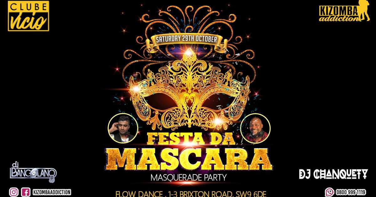 Clube Vicio - Festa Da Mascara Masquerade Party at TBA - Unit 03 ...