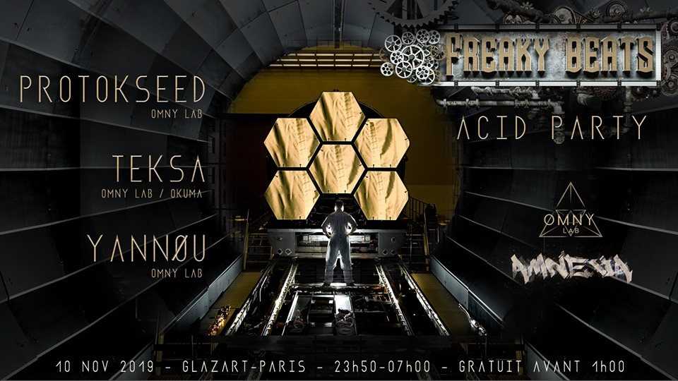 Freaky Beats Acid Party bei Glazart, Paris