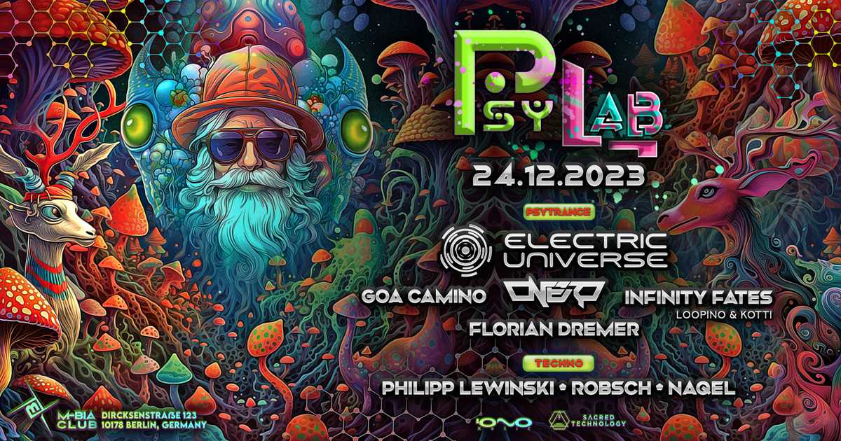 Merry PsyLab with Electric Universe at M-BIA, Berlin
