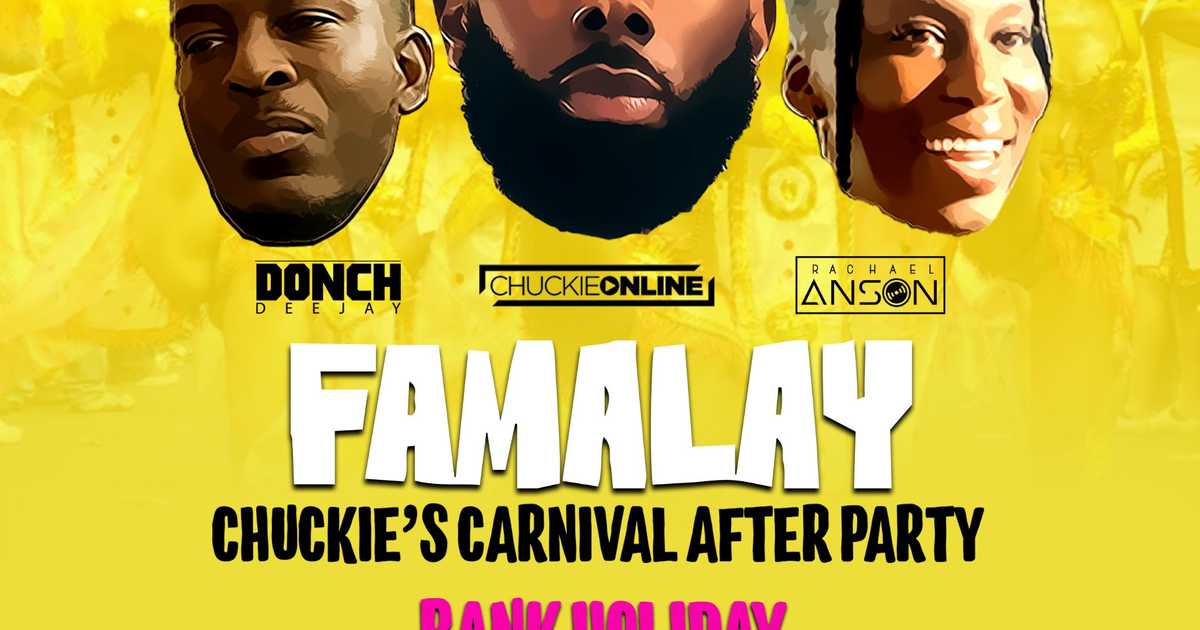 FAMALAY - Chuckie's Carnival After Party bei Lafayette London, London